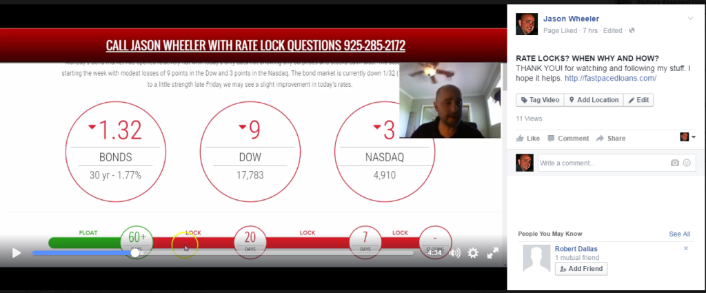 Rate Lock Advisory | Bay Area Real Estate & Mortgage Brokerage